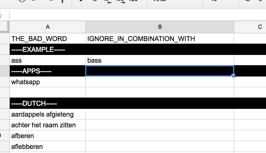 [Profanity Filter] Efficiently filtering combinations of bad words out ...